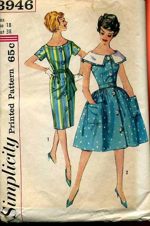 Simplicity 3946 | Vintage Sewing Patterns | Fandom
