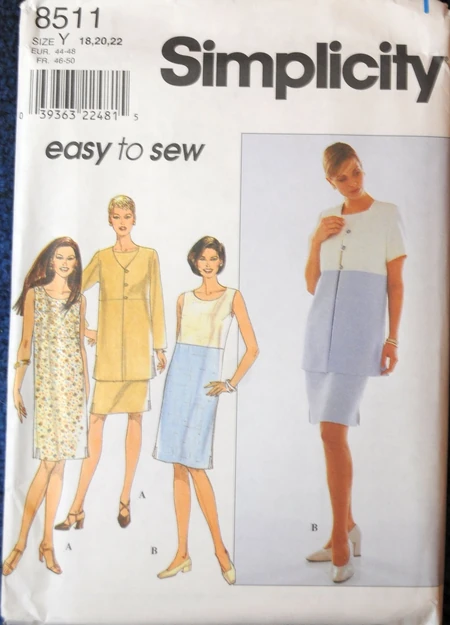 Simplicity 8511 C | Vintage Sewing Patterns | Fandom