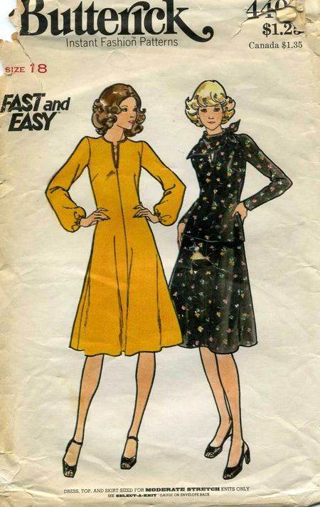 Butterick 4402 B | Vintage Sewing Patterns | Fandom