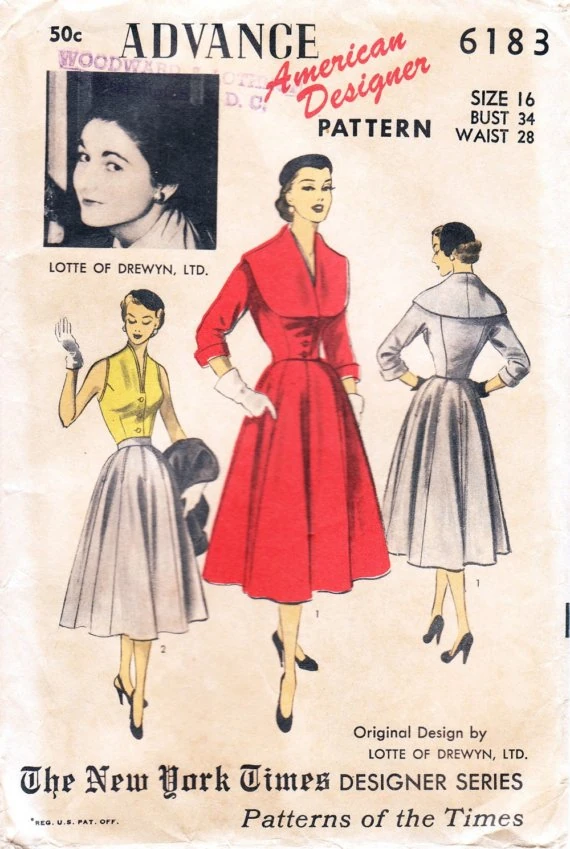 Advance 6183 | Vintage Sewing Patterns | Fandom