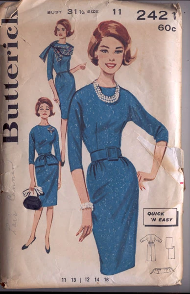 Butterick 2421 | Vintage Sewing Patterns | Fandom
