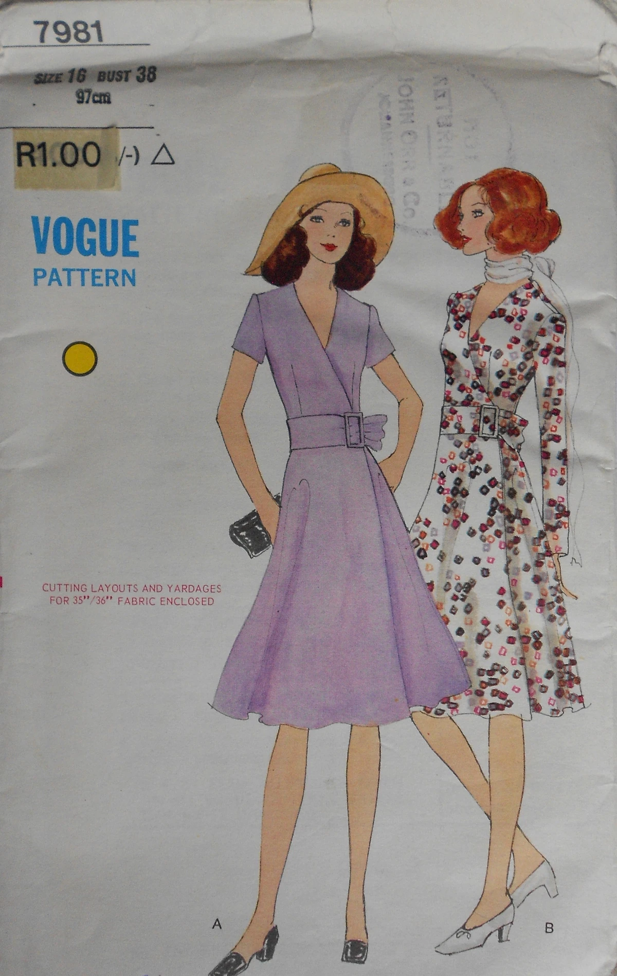 Vogue 7981 A | Vintage Sewing Patterns | Fandom
