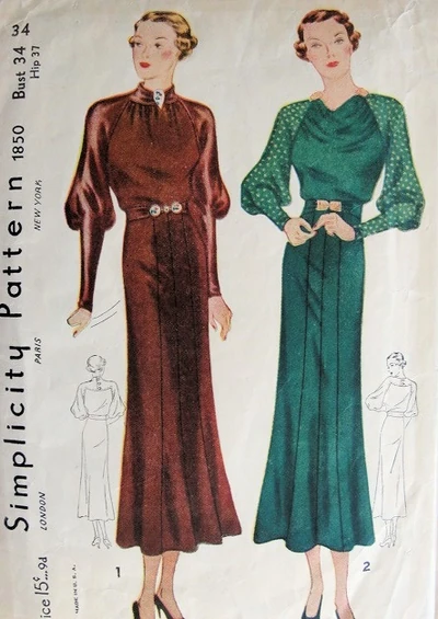 Simplicity 1850 A | Vintage Sewing Patterns | Fandom