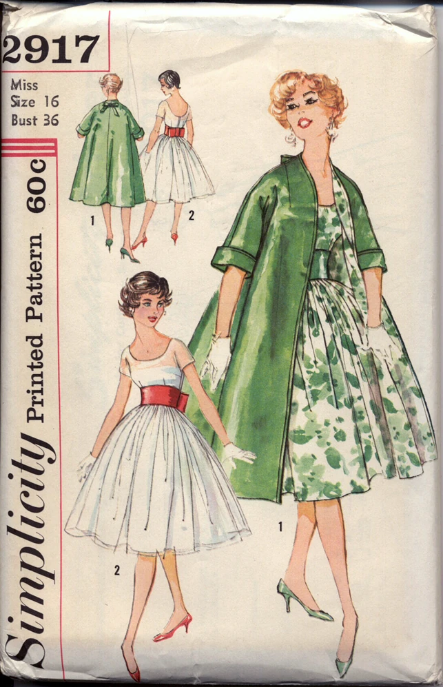 Simplicity 2917 A | Vintage Sewing Patterns | Fandom