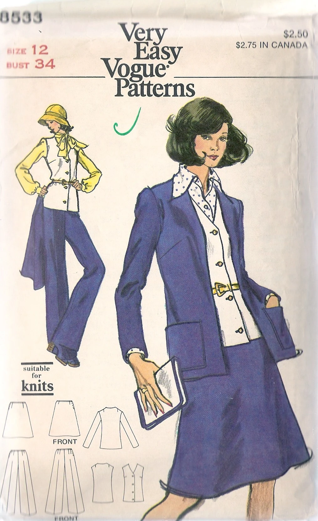 Vogue 8533 A | Vintage Sewing Patterns | Fandom