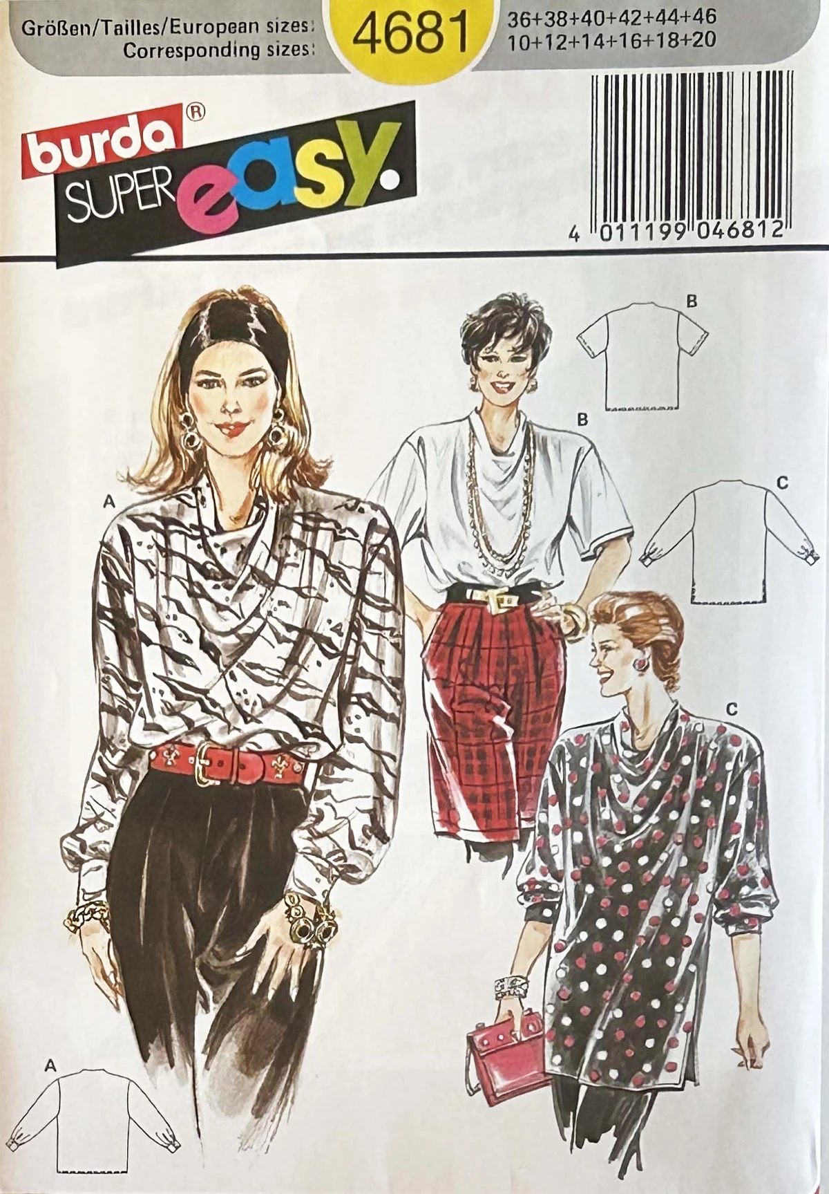 Burda 4681 | Vintage Sewing Patterns | Fandom