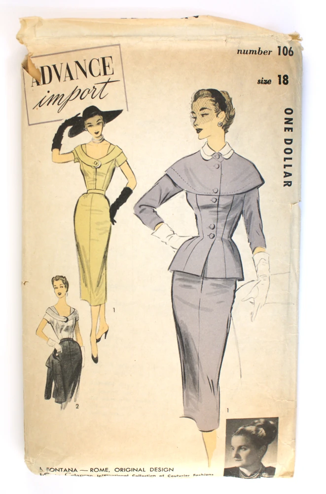 Advance 106 | Vintage Sewing Patterns | Fandom