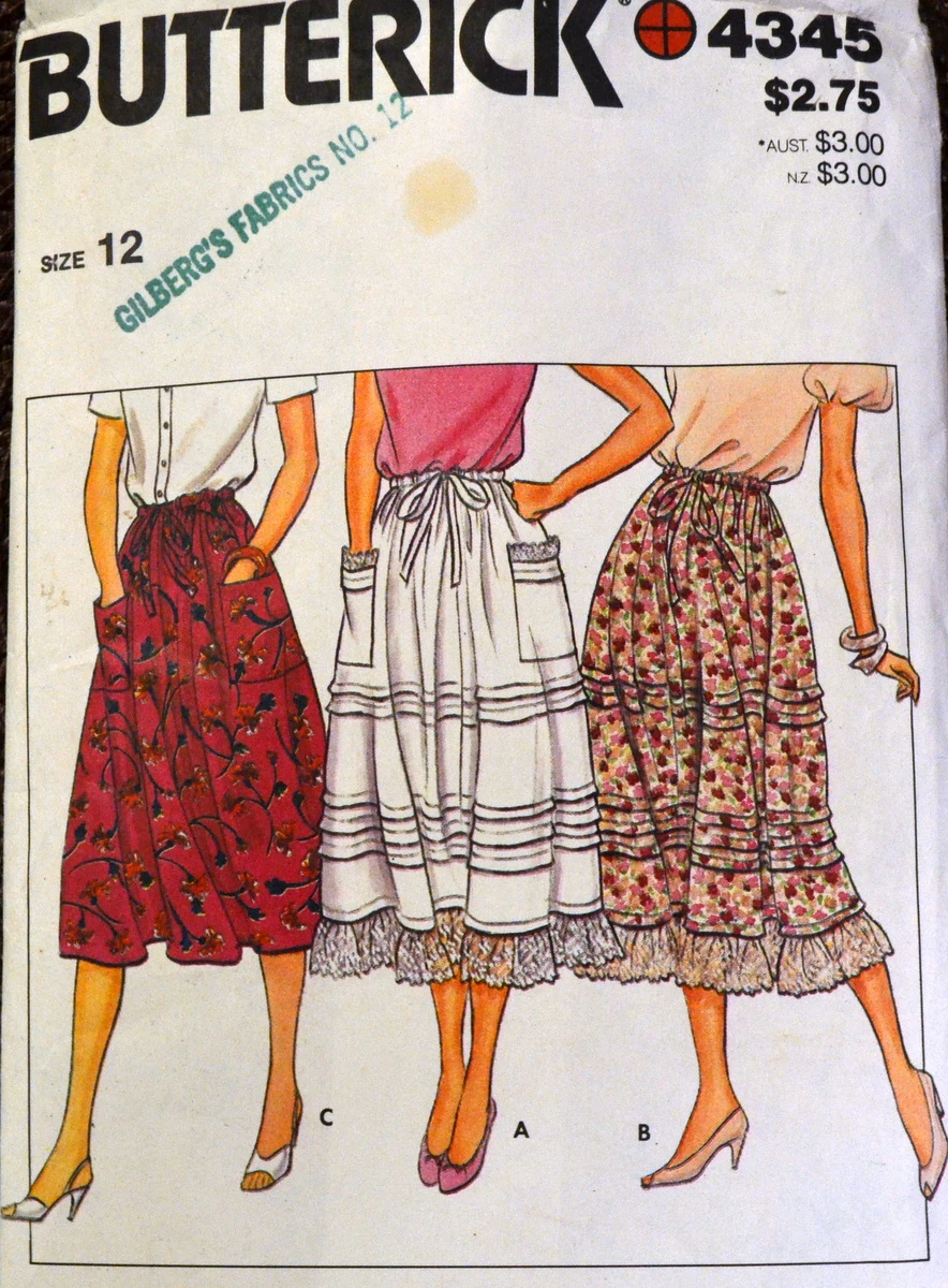 Butterick 4345 A | Vintage Sewing Patterns | Fandom