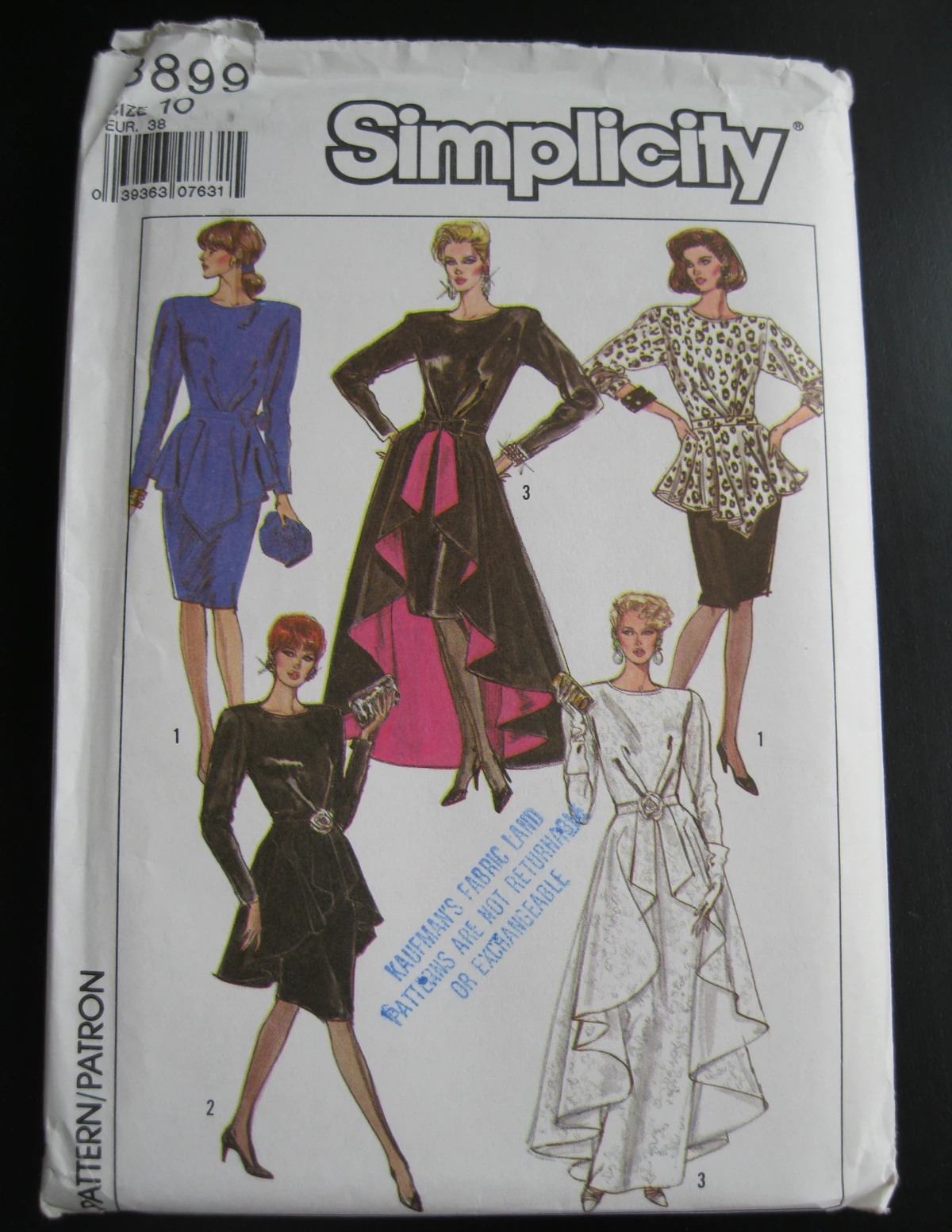 Simplicity 8899 A | Vintage Sewing Patterns | Fandom