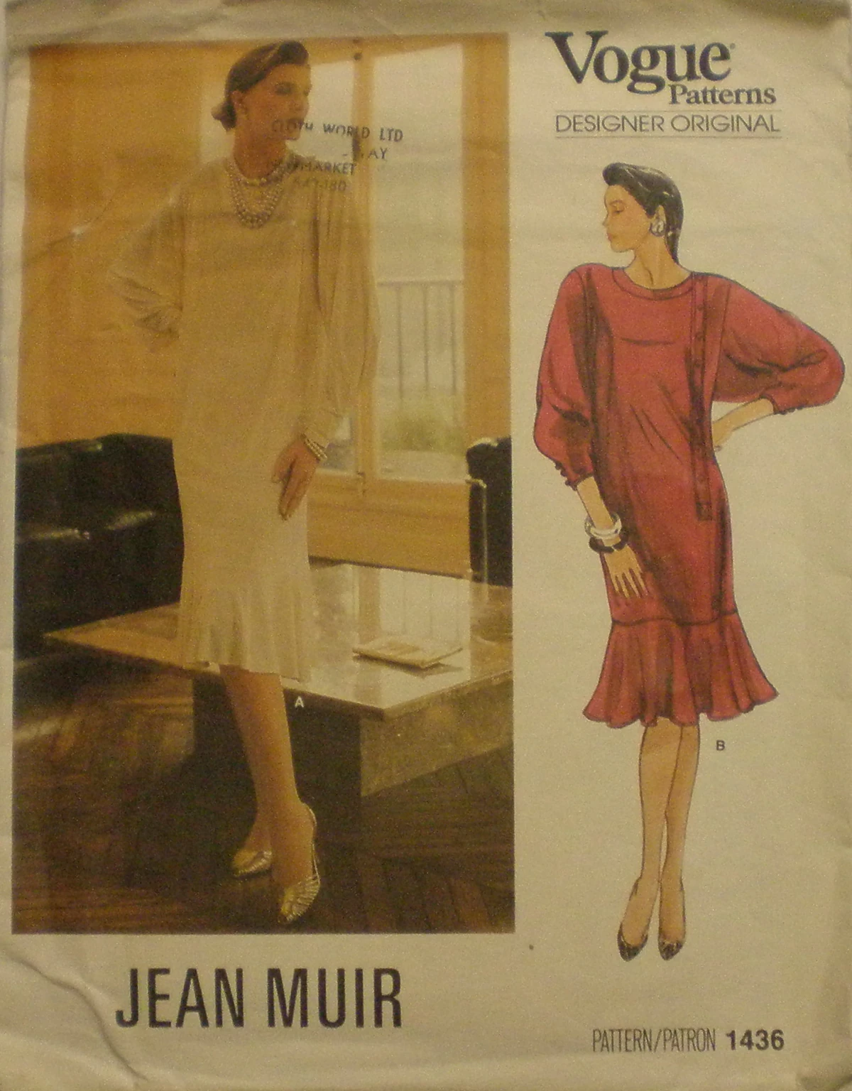 Vogue 1436 B | Vintage Sewing Patterns | Fandom