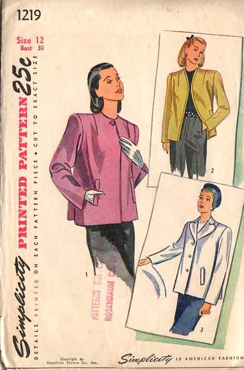 Simplicity 1219 | Vintage Sewing Patterns | Fandom