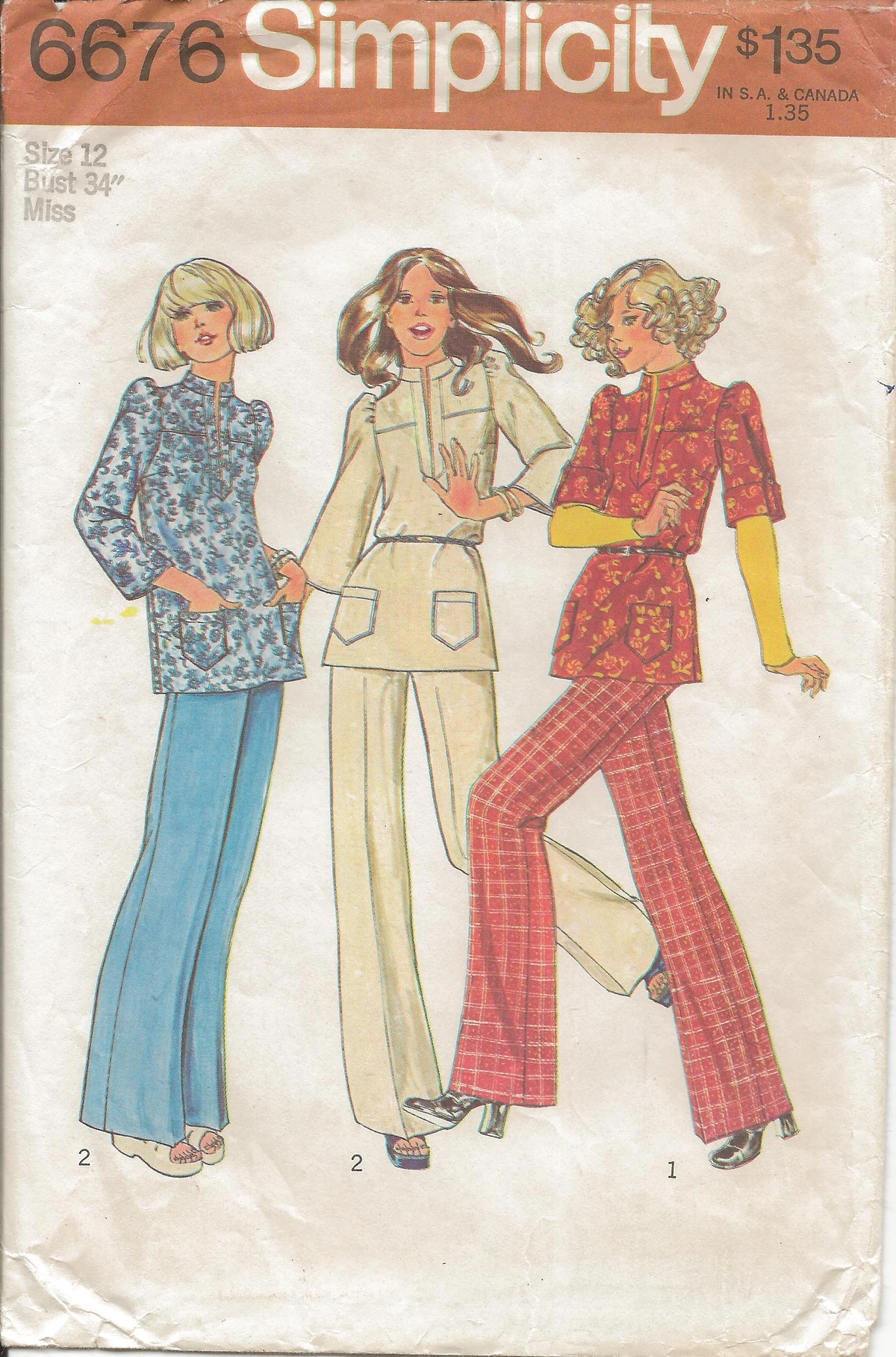 Simplicity 6676 A | Vintage Sewing Patterns | Fandom
