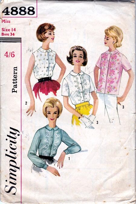 Simplicity 4888 A | Vintage Sewing Patterns | Fandom Simplicity 4888 A | Vintage Sewing Patterns | Fandom