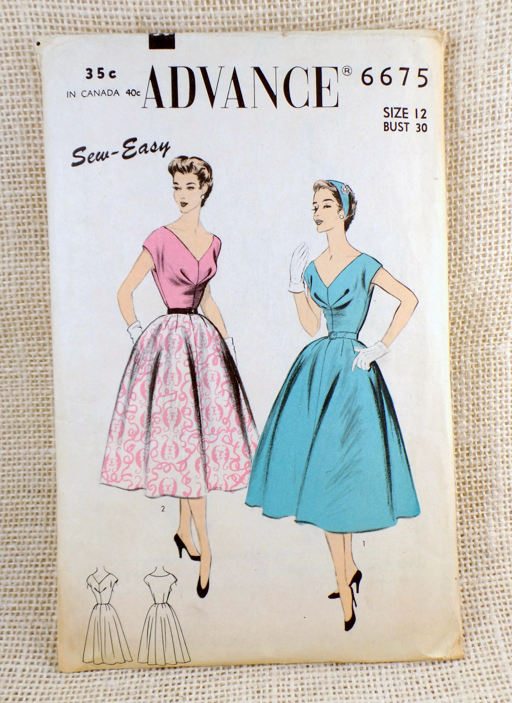 Advance 6675 | Vintage Sewing Patterns | Fandom