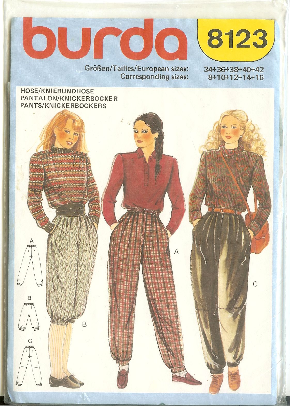 Burda 8123 | Vintage Sewing Patterns | Fandom