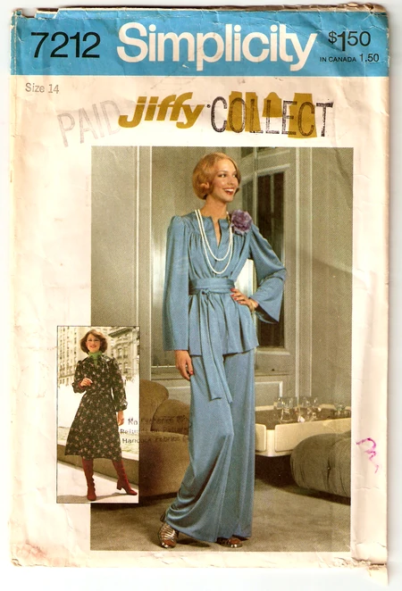 Simplicity 7212 A | Vintage Sewing Patterns | Fandom