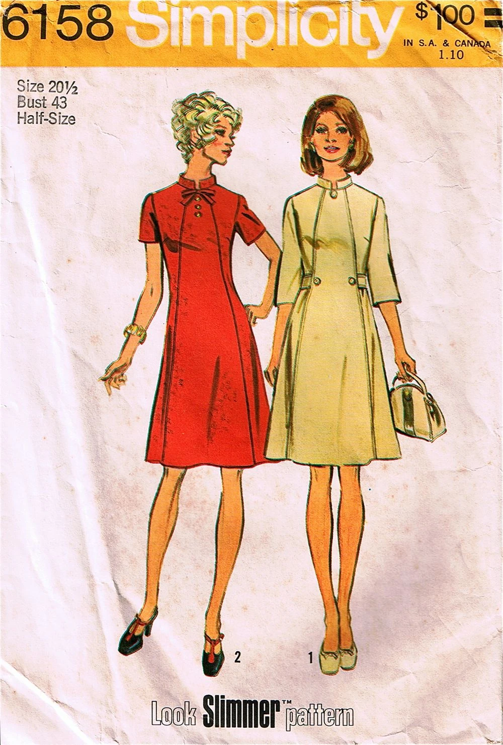 Simplicity 6158:vintage pattern review by khitsule