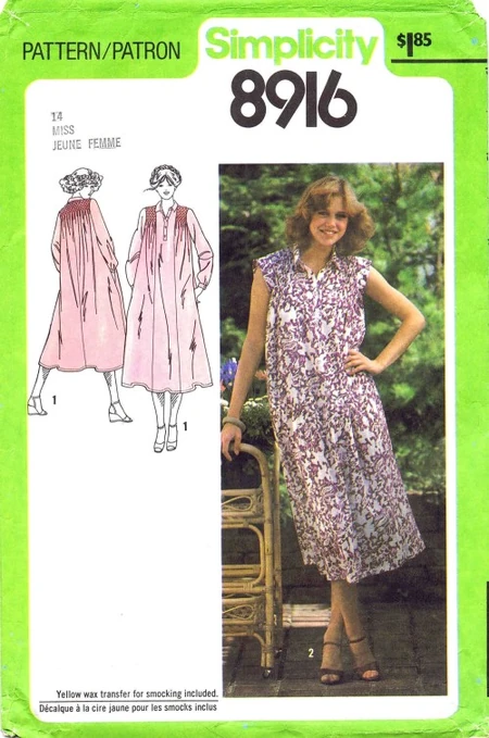 Simplicity 8916 A | Vintage Sewing Patterns | Fandom