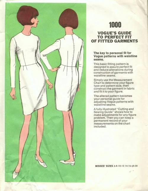Vogue 1000 | Vintage Sewing Patterns | Fandom