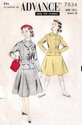 Advance 7036 | Vintage Sewing Patterns | Fandom