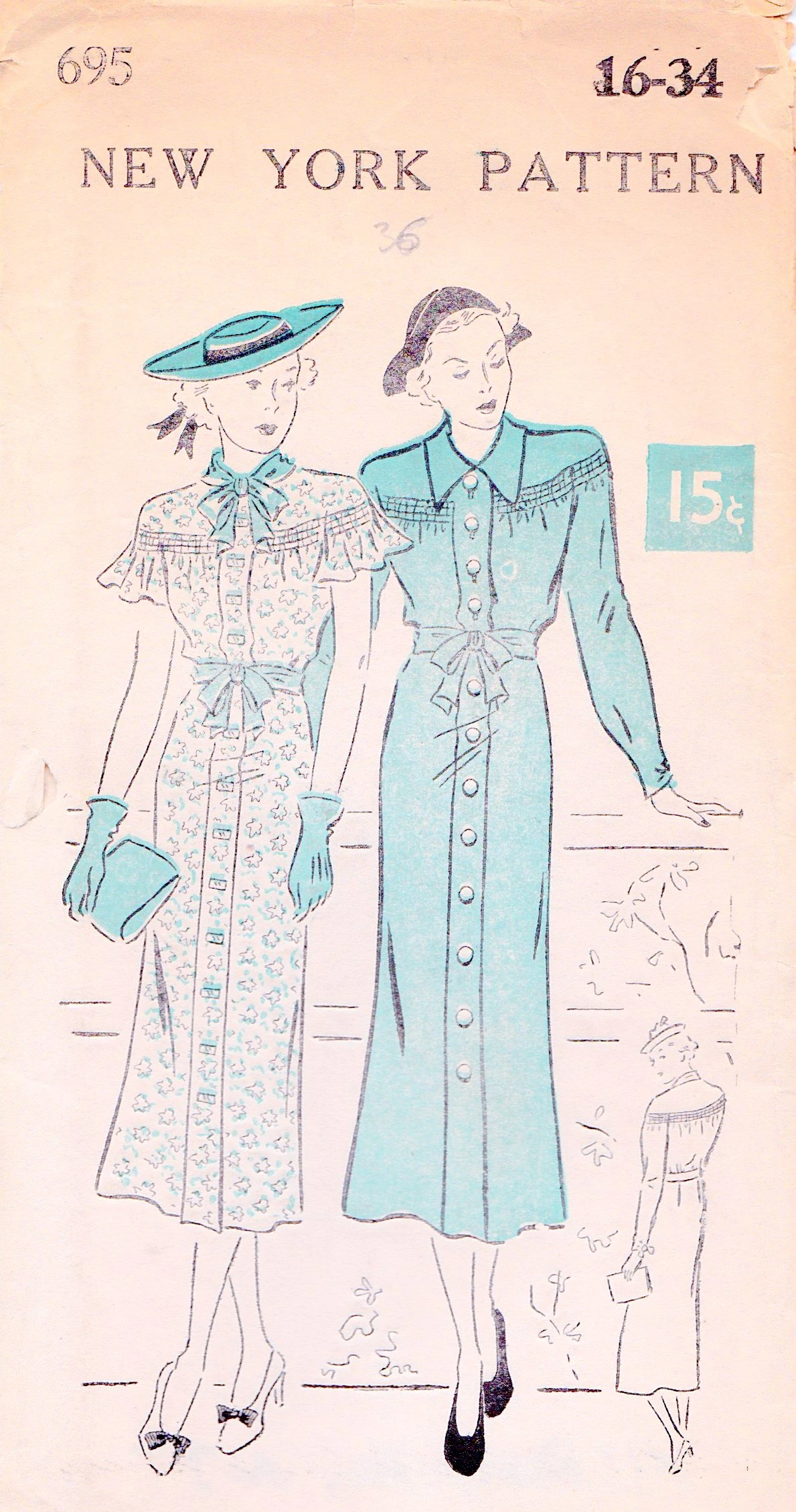 New York 695 | Vintage Sewing Patterns | Fandom