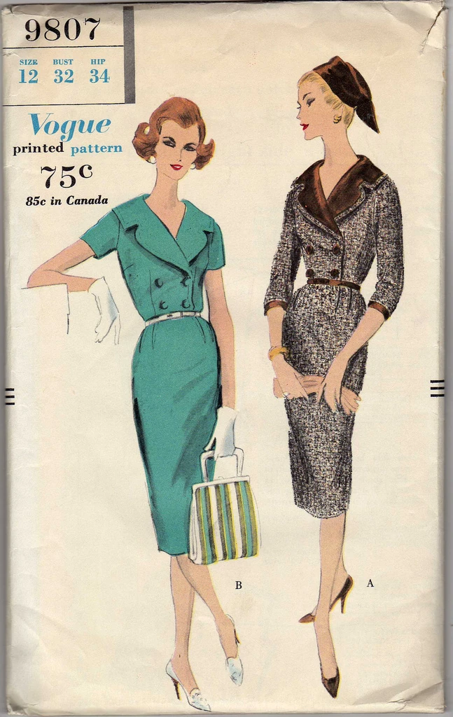 Vogue 9807 | Vintage Sewing Patterns | Fandom