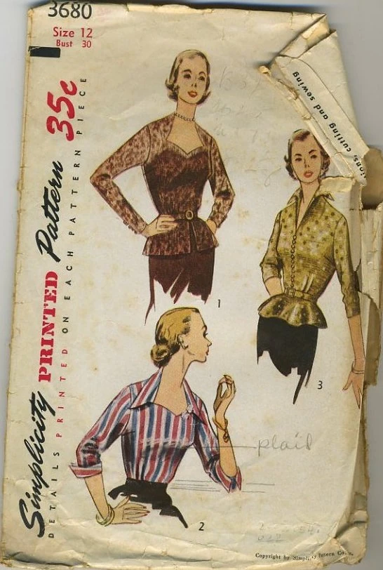 Simplicity 3680 B | Vintage Sewing Patterns | Fandom