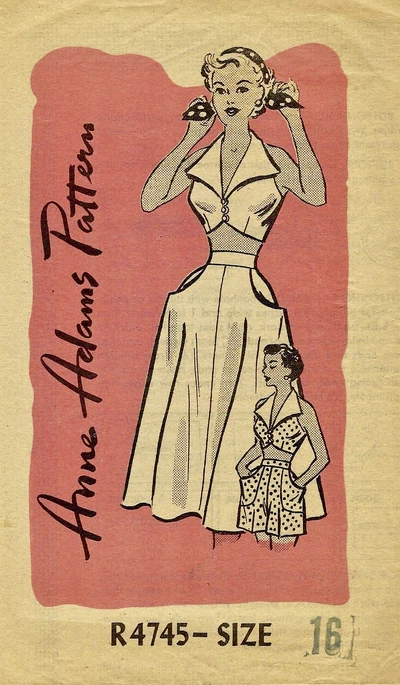 Anne Adams R4745 | Vintage Sewing Patterns | Fandom