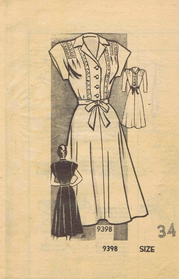 Mail Order 9398 A | Vintage Sewing Patterns | Fandom