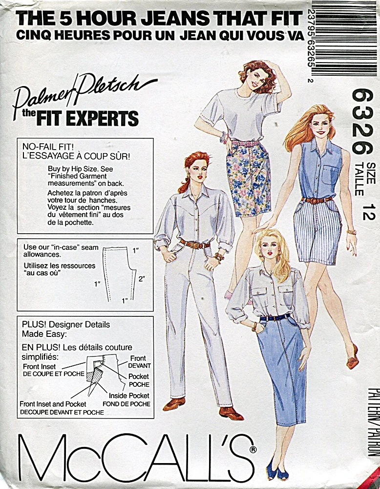 McCall's 6326 Jeans pattern review by NataliaVintage