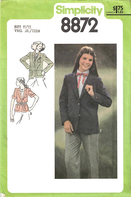 Simplicity 8872 C | Vintage Sewing Patterns | Fandom