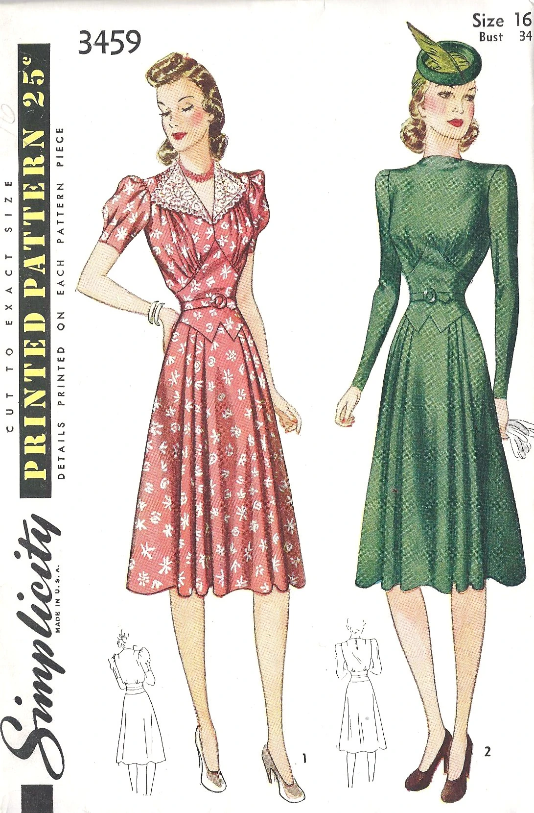 Simplicity 3459 | Vintage Sewing Patterns | Fandom