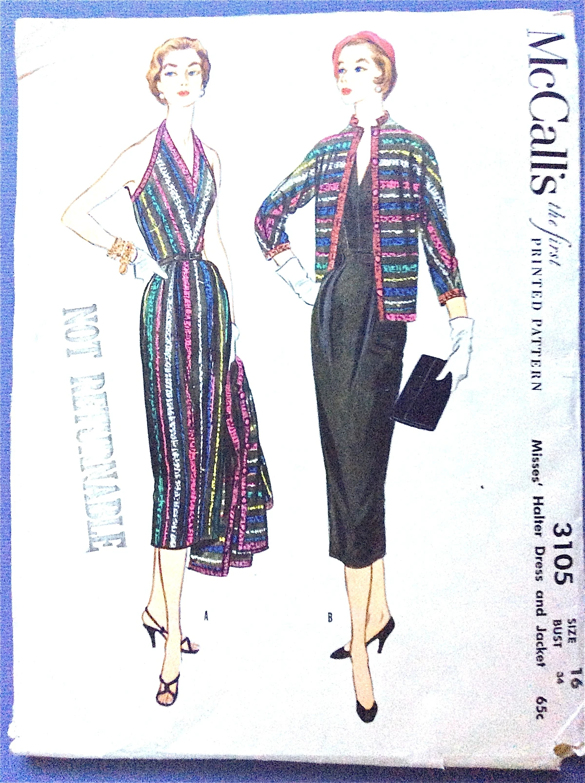 McCall's 3105 A | Vintage Sewing Patterns | Fandom