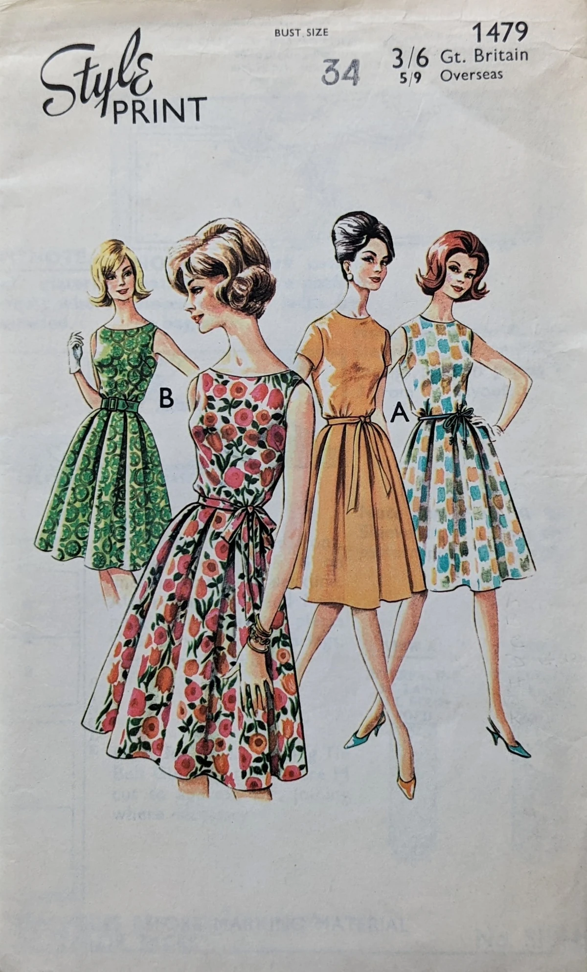 Style 1479 | Vintage Sewing Patterns | Fandom