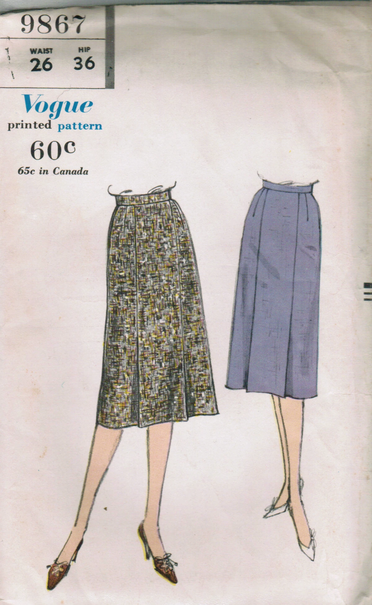 Vogue 9867 A | Vintage Sewing Patterns | Fandom