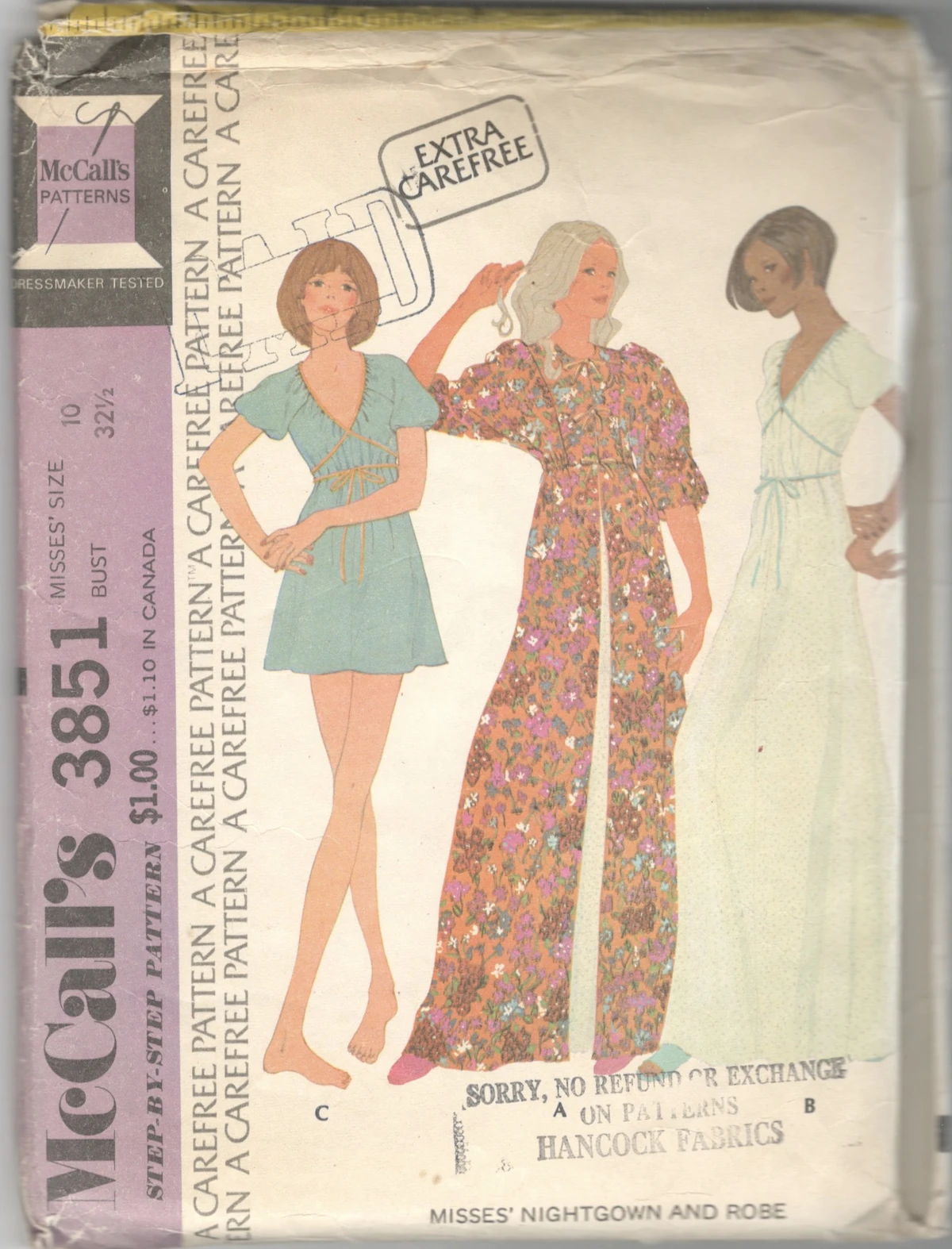 McCall's 3851 A | Vintage Sewing Patterns | Fandom