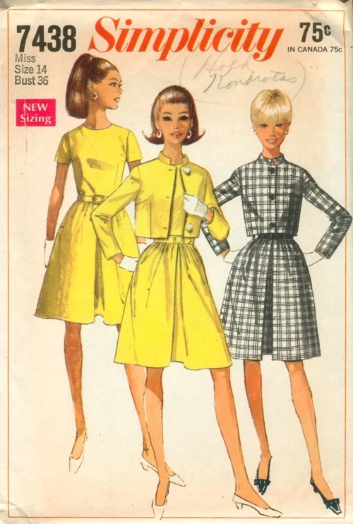 Simplicity 7438 | Vintage Sewing Patterns | Fandom