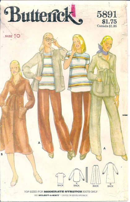Butterick 5891 | Vintage Sewing Patterns | Fandom