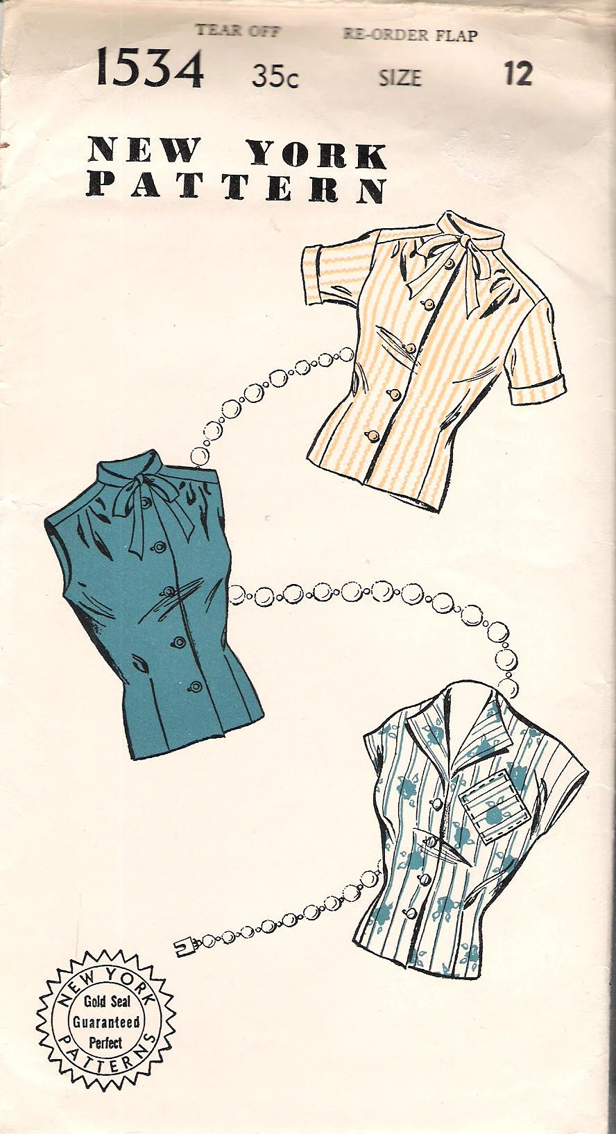 New York 1534 B | Vintage Sewing Patterns | Fandom