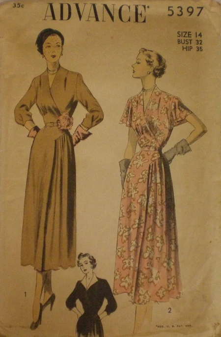 Advance 5397 | Vintage Sewing Patterns | Fandom