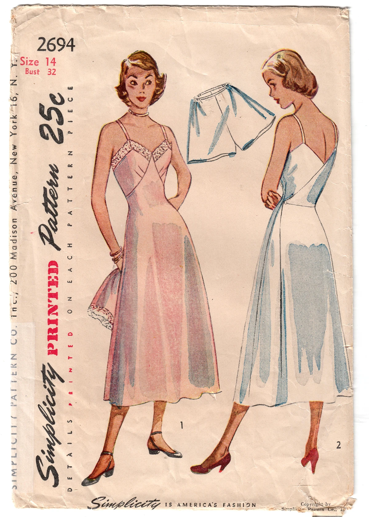 Simplicity 2694 | Vintage Sewing Patterns | Fandom