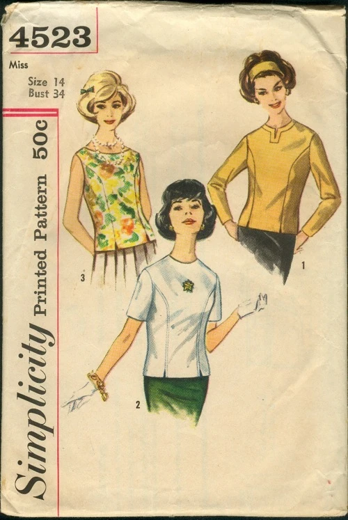 Simplicity 4523 A | Vintage Sewing Patterns | Fandom