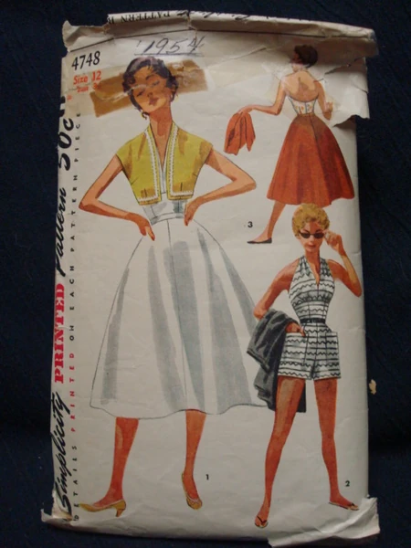 Simplicity 4748 B | Vintage Sewing Patterns | Fandom