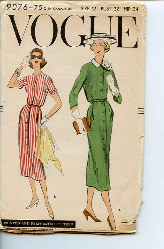 Vogue 9076 | Vintage Sewing Patterns | Fandom
