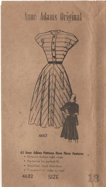 Anne Adams 4682 | Vintage Sewing Patterns | Fandom