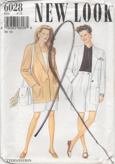 New Look 6028 | Vintage Sewing Patterns | Fandom
