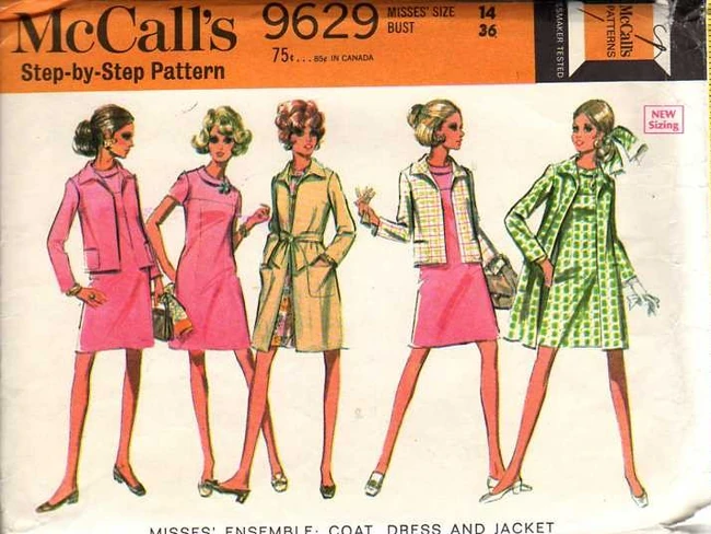 McCall's 9629 | Vintage Sewing Patterns | Fandom