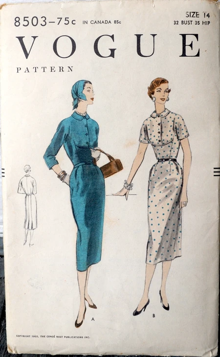 Vogue 8503 B | Vintage Sewing Patterns | Fandom
