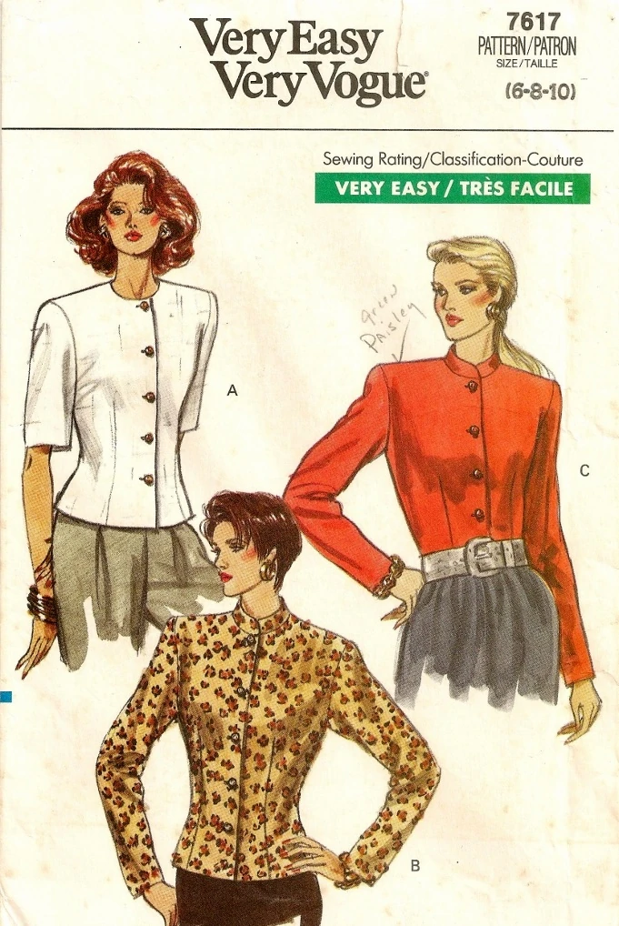 Vogue 7617 A | Vintage Sewing Patterns | Fandom