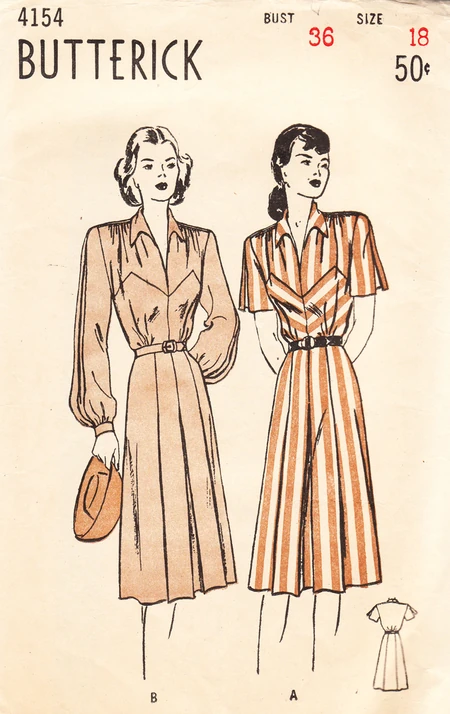 Butterick 4154 | Vintage Sewing Patterns | Fandom